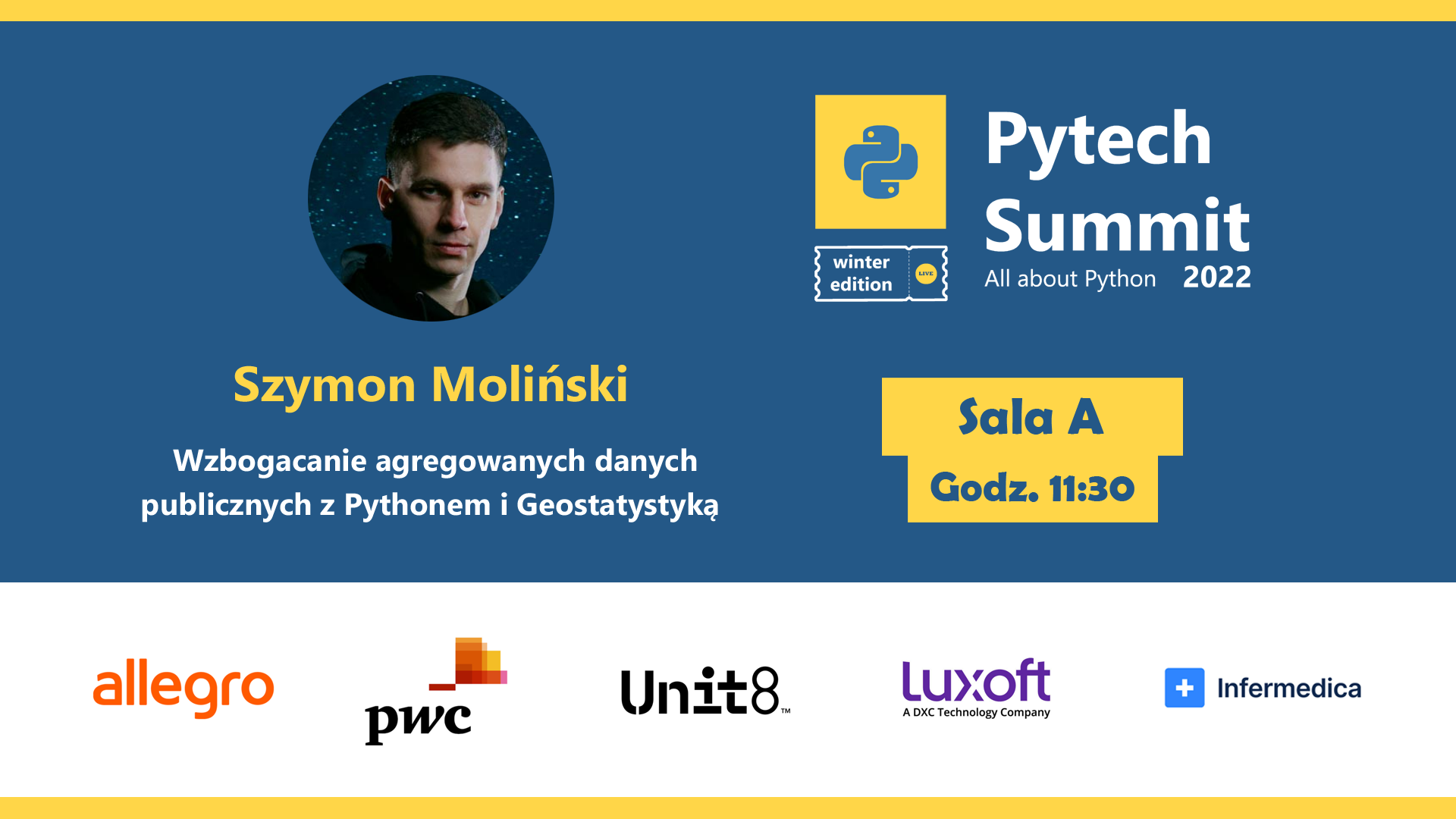 Sala A - Pytech Summit 2022 (online) | Największa konferencja o Python